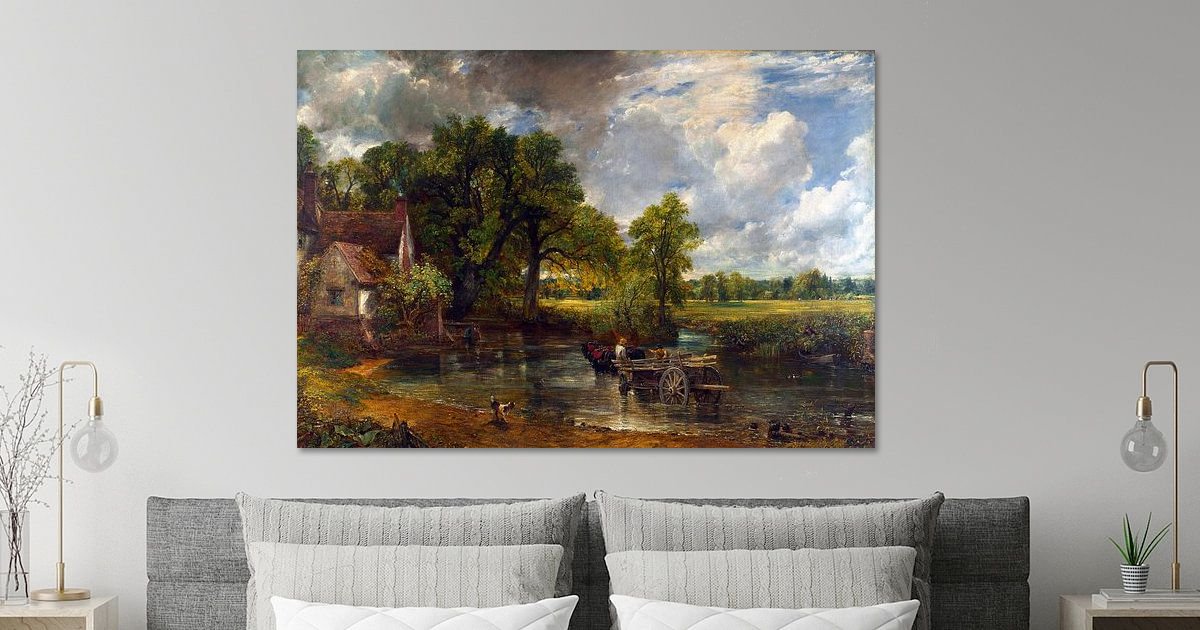 The Hay Wain, John Constable on canvas, poster, wallpaper and more